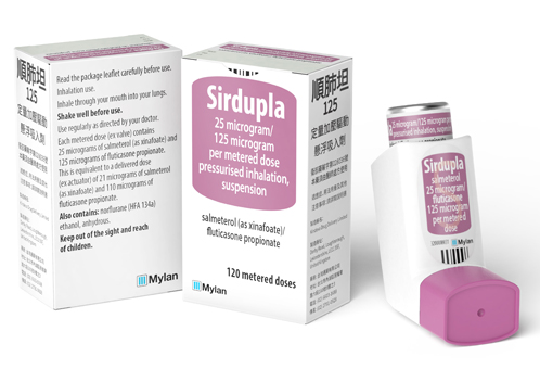 順肺坦125定量加壓驅動懸浮吸入劑